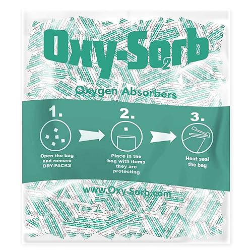 OxySorb 100cc Oxygen Absorbers for Food Storage (1000 Pack ...