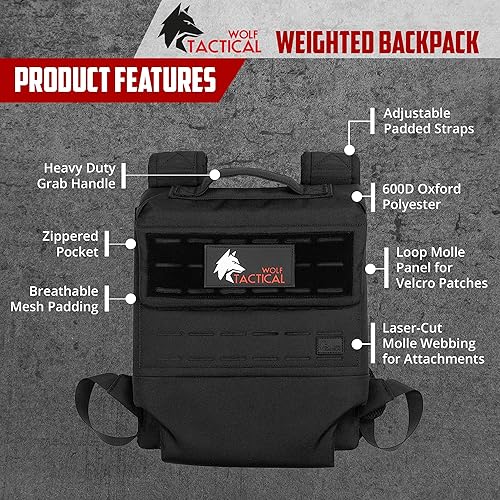 Weighted Backpack For Exercise