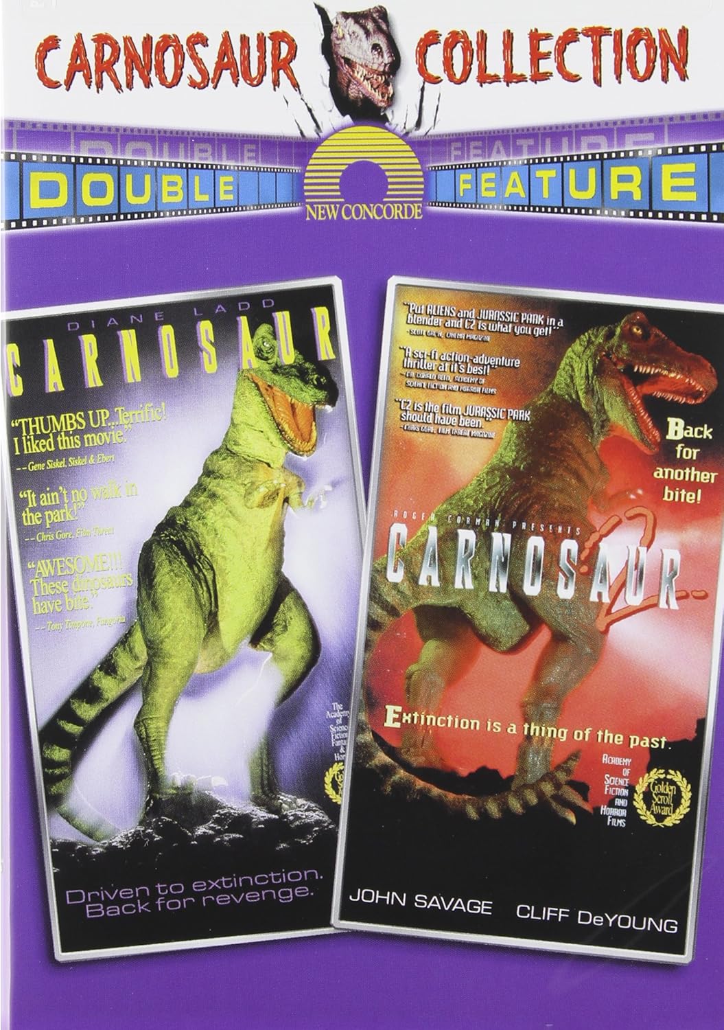 Carnosaur & Carnosaur 2 DVD 1993 Region 1 US Import NTSC: Amazon.co.uk ...