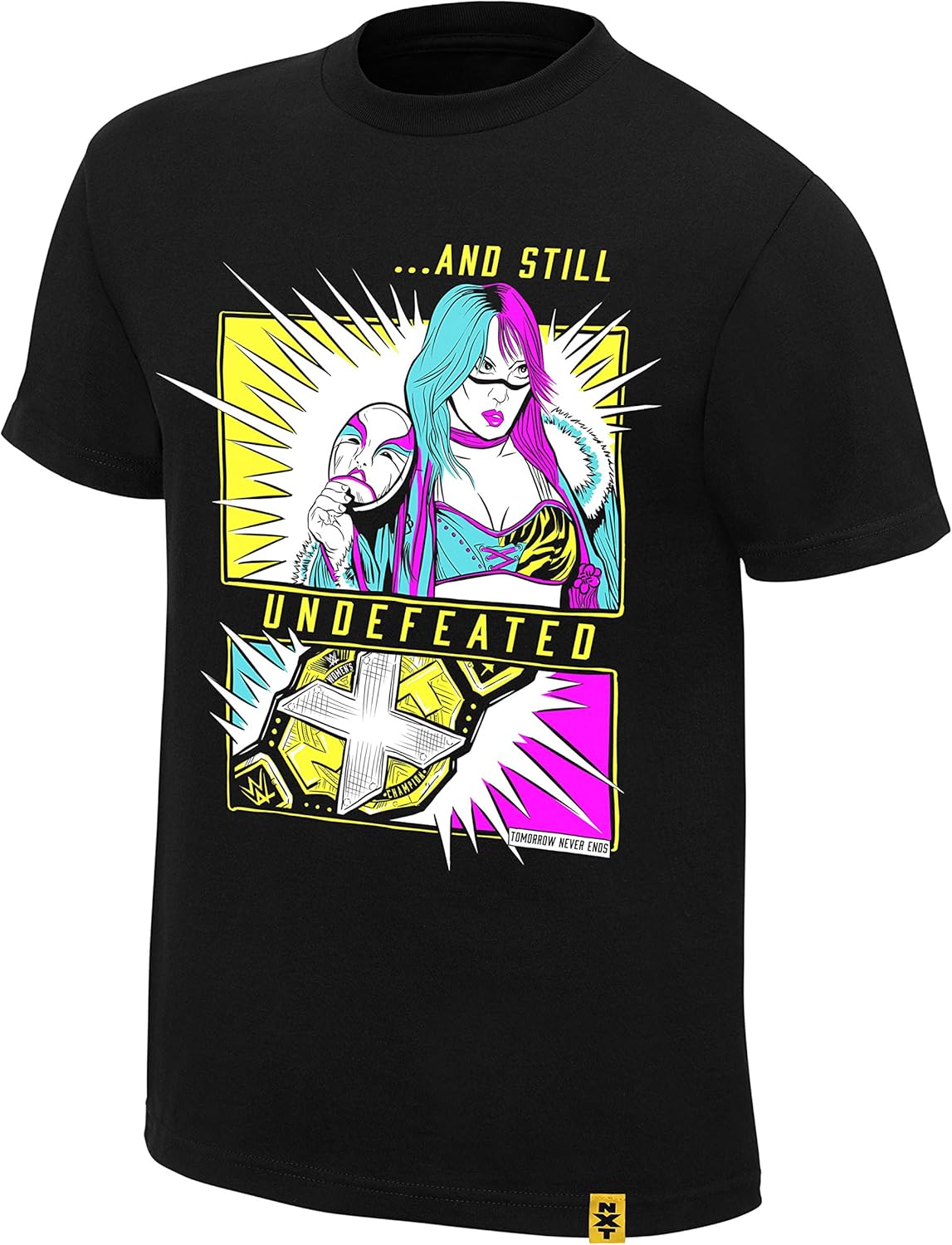 WWE Asuka and Still Undefeated Authentic T-Shirt Black 5XL: Amazon.ca ...