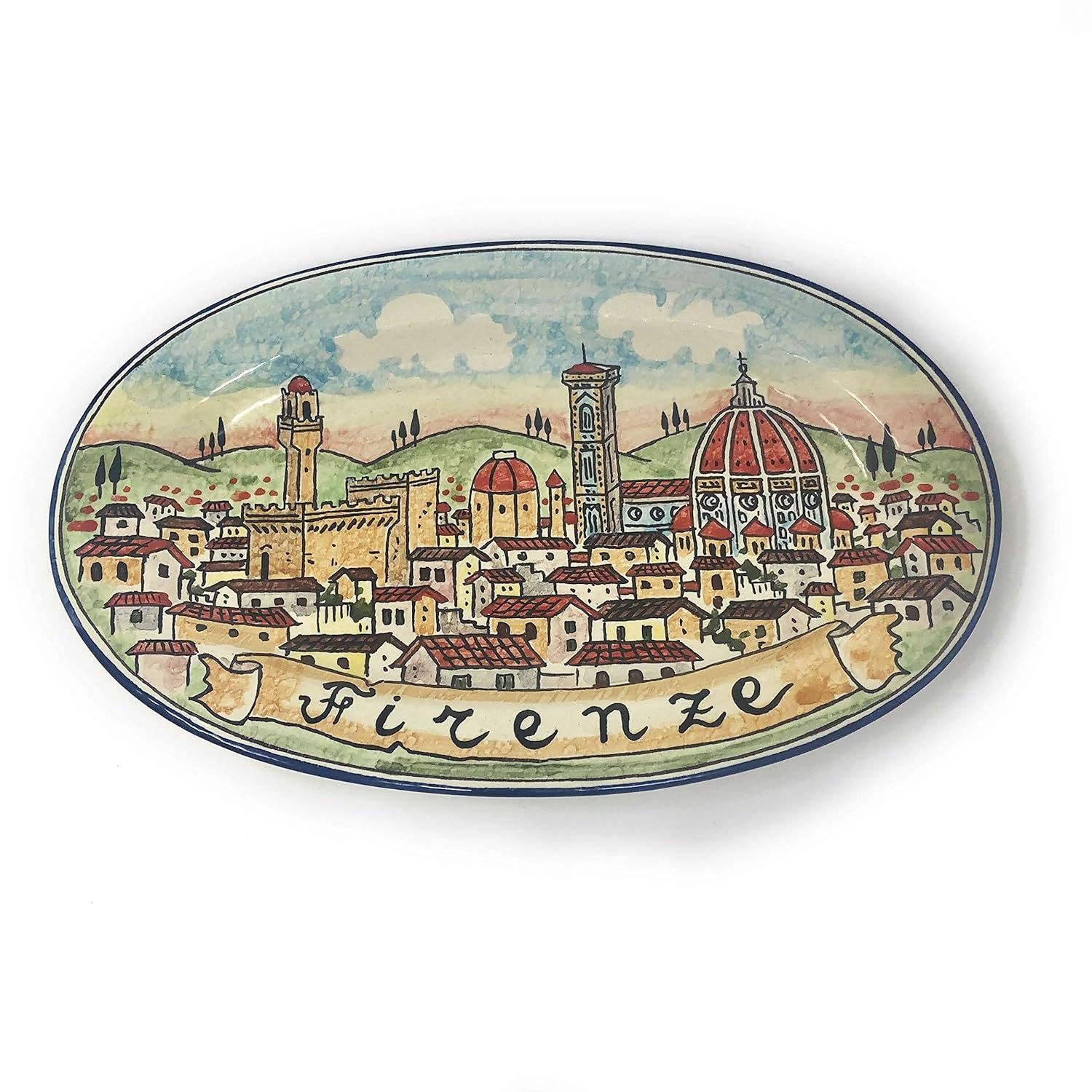 Amazon.com: CERAMICHE D'ARTE PARRINI - Italian Ceramic Art Pottery Tray ...