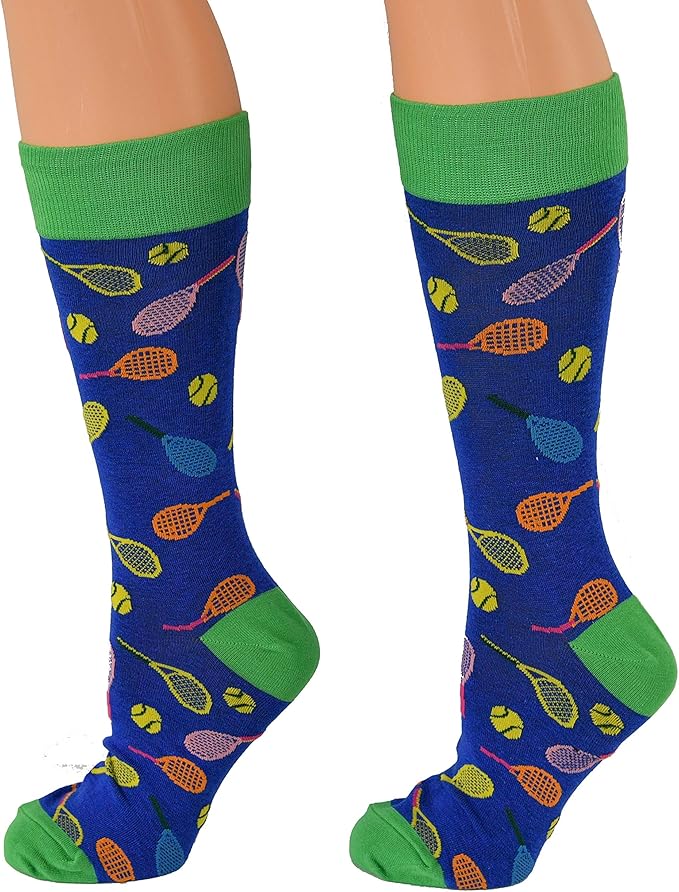 Amazon.com: ARAD Novelty Tennis Socks for Men and Women, Crazy Sport ...