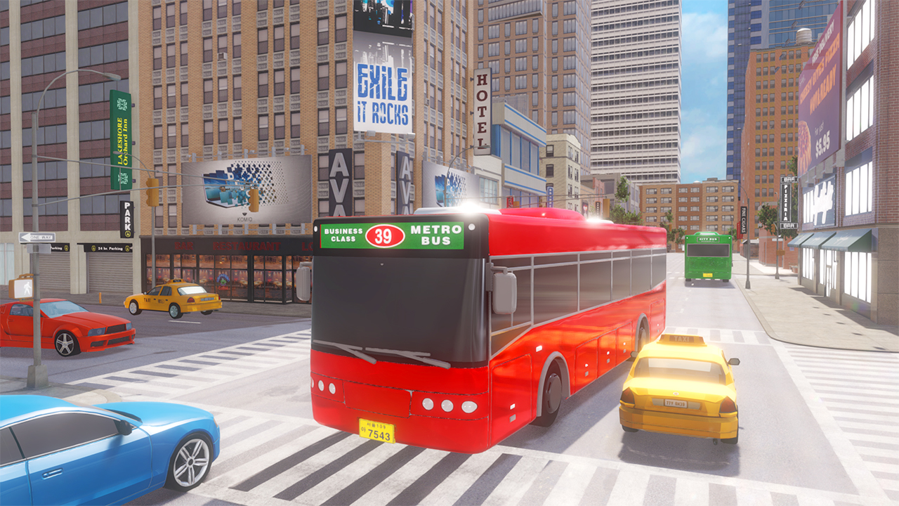 Euro Bus Driving Evolution Game: passenger Pickup 3D:Amazon.co.uk ...
