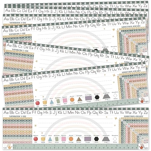 30 Retro Boho Desk Name Tags for Classroom (17x4) - Traditional ...