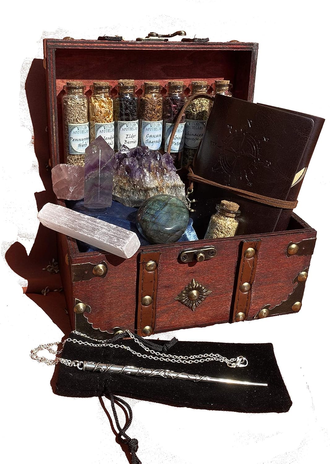 Amazon.com: Witch kit Wiccan Altar kit Beginner Witchcraft kit for Baby ...