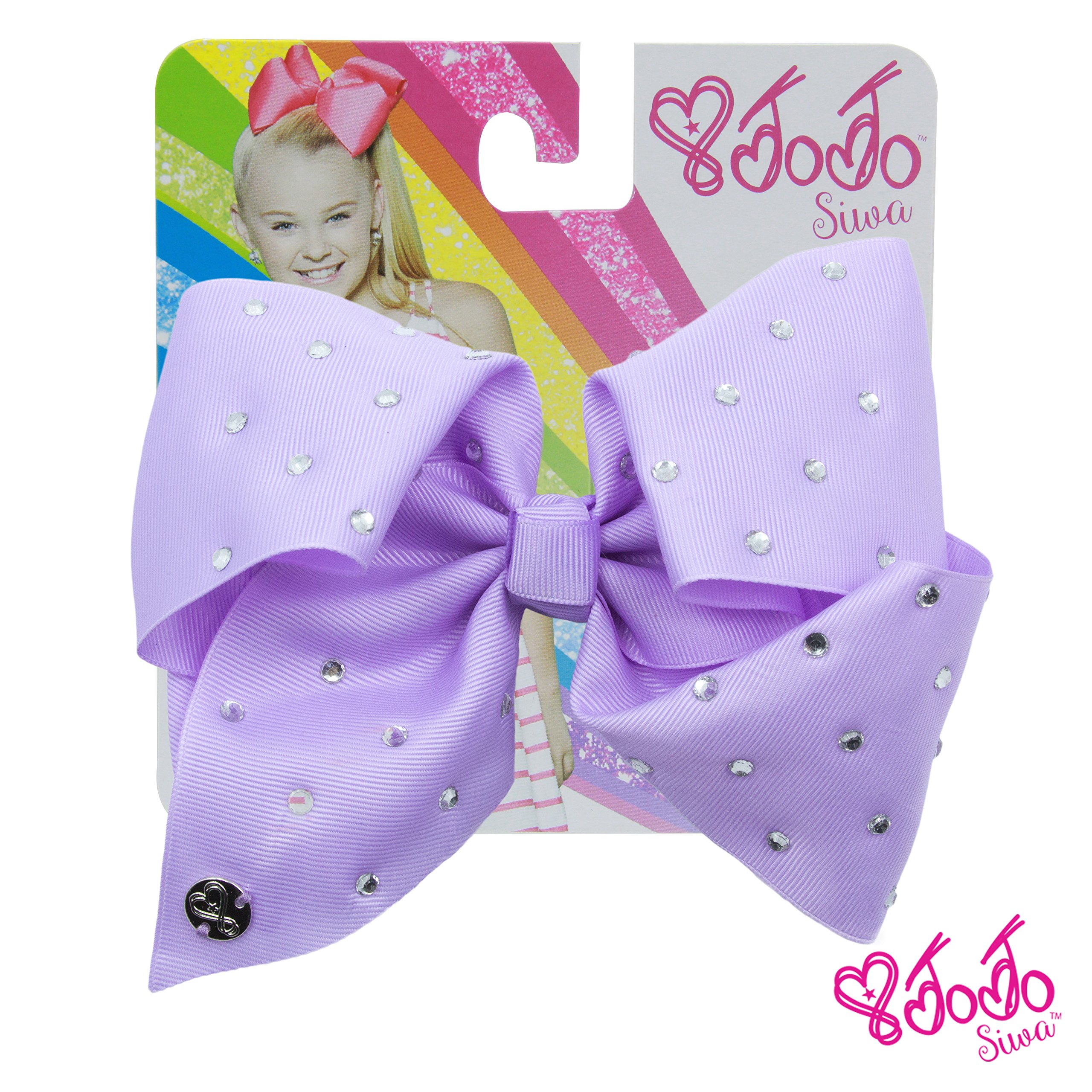 Amazon.com : JoJo Siwa Signature Collection Hair Bow with Rhinestones ...
