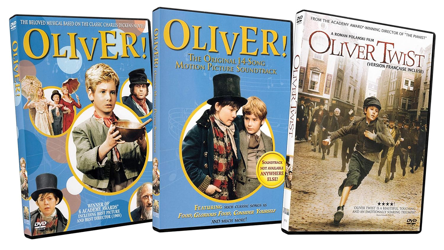 Amazon.com: Oliver! / Oliver! (With CD Soundtrack) / Oliver Twist (3 ...