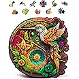 Amazon.com: CRAFTHUB Animal Wooden Puzzles for Adults – A3 Nectar Quest Hummingbird with 127 ...