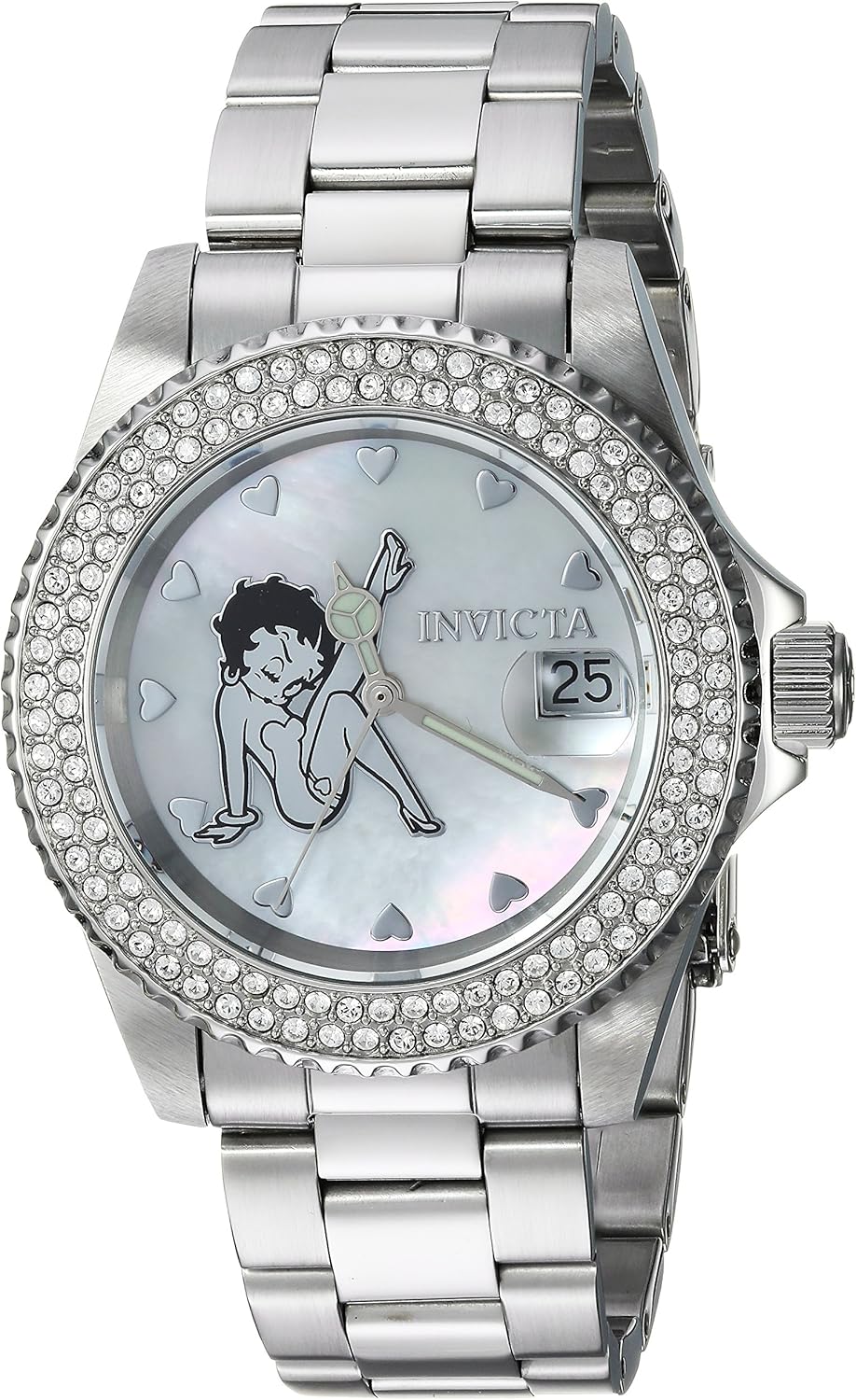 Invicta 24491 Character - Betty Boop Women's Wrist Watch Stainless ...