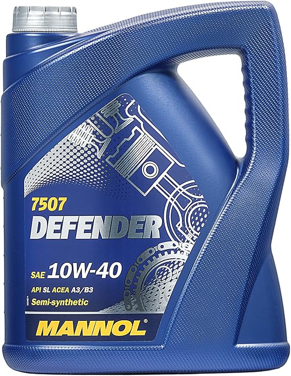 Amazon.fr : MANNOL 10W-40 Defender Huile Moteur partiellement ...