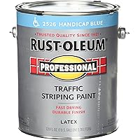 RUST-OLEUM 2526402 Handicap Flat Traffic Striping Paint, Blue - House ...