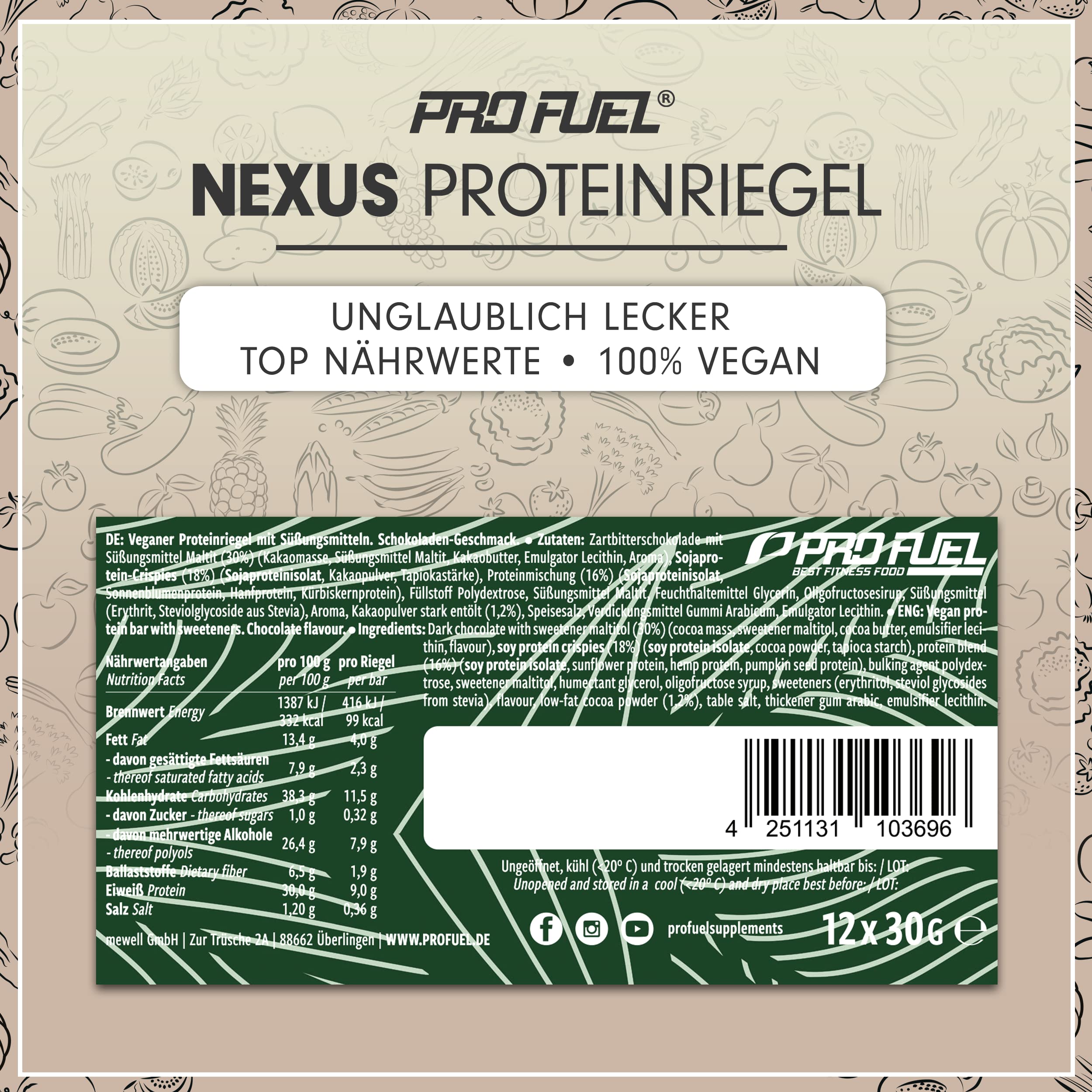 Mua Protein Bar Vegan Double Chocolate Crispy 12 x Nexus Protein Bar ...