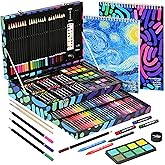 Amazon.com: MDCGFOD Art Supplies 153 Pieces Drawing Art Kit with ...