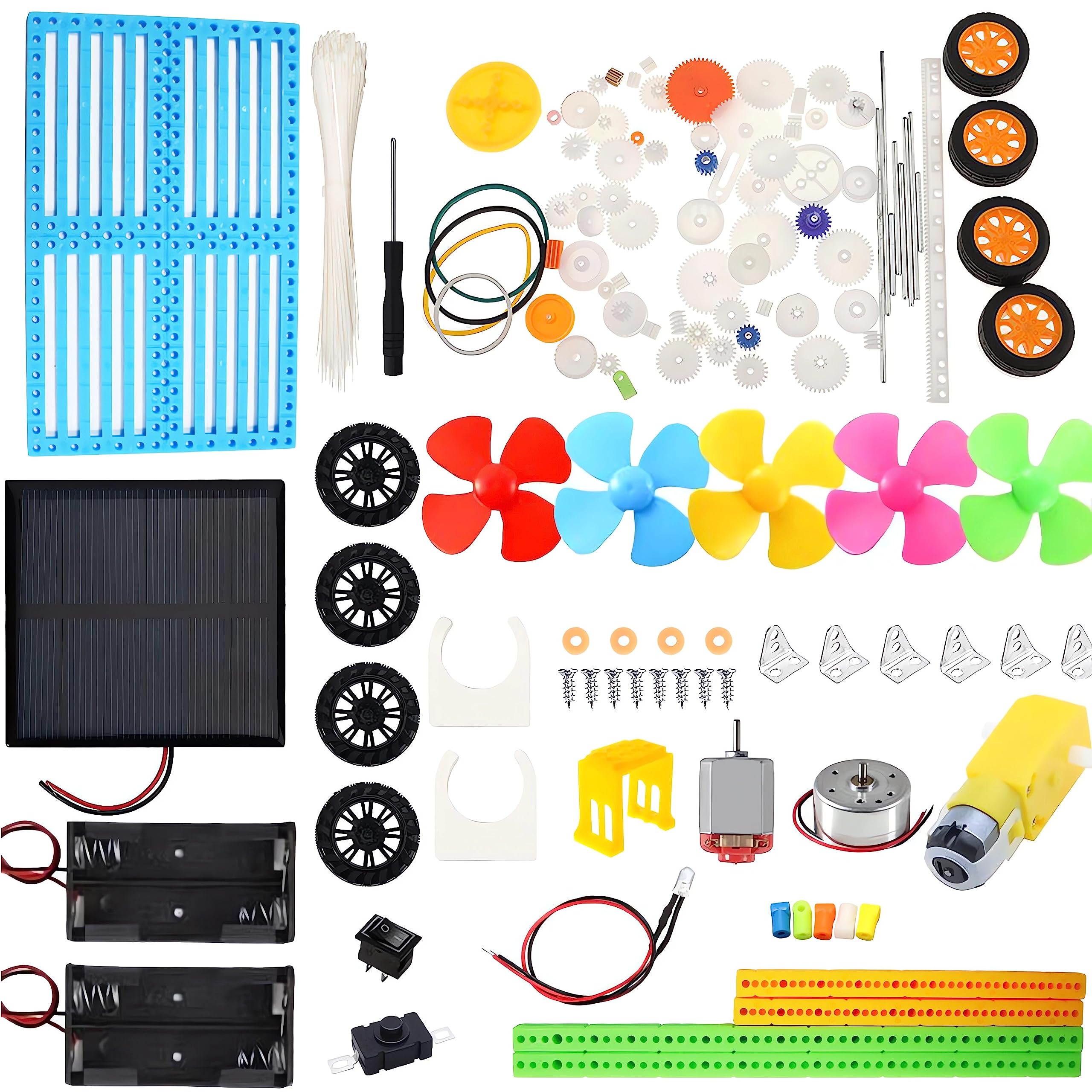 Mua Electric Circuit Motor Kit with Solar Panel, Solar Motor Kit for ...