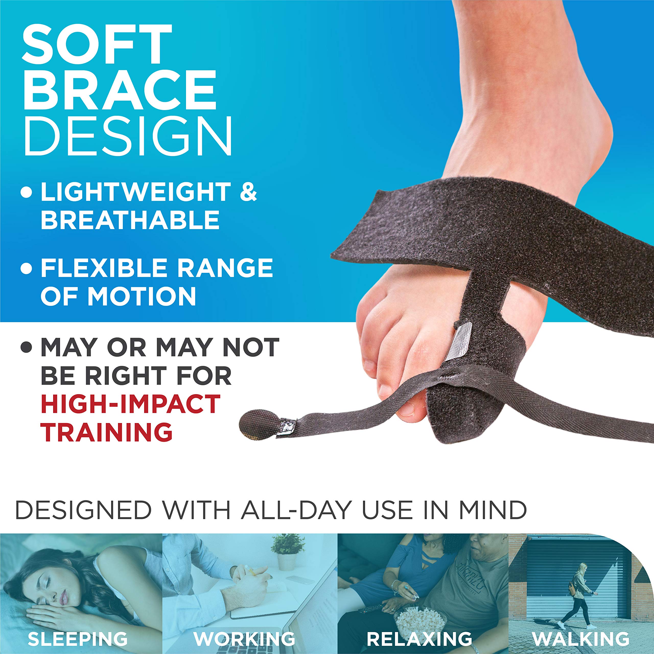 Mua BraceAbility Turf Toe Brace - Soft Big Toe Taping Splint ...