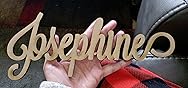 Amazon.com: Custom Name Sign - 12 to 35 Inches, 18 Colors & 4 Fonts ...