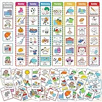 264 Piezas Tarjetas de Horarios Visuales para Niños Tarjeta de Rutina ...