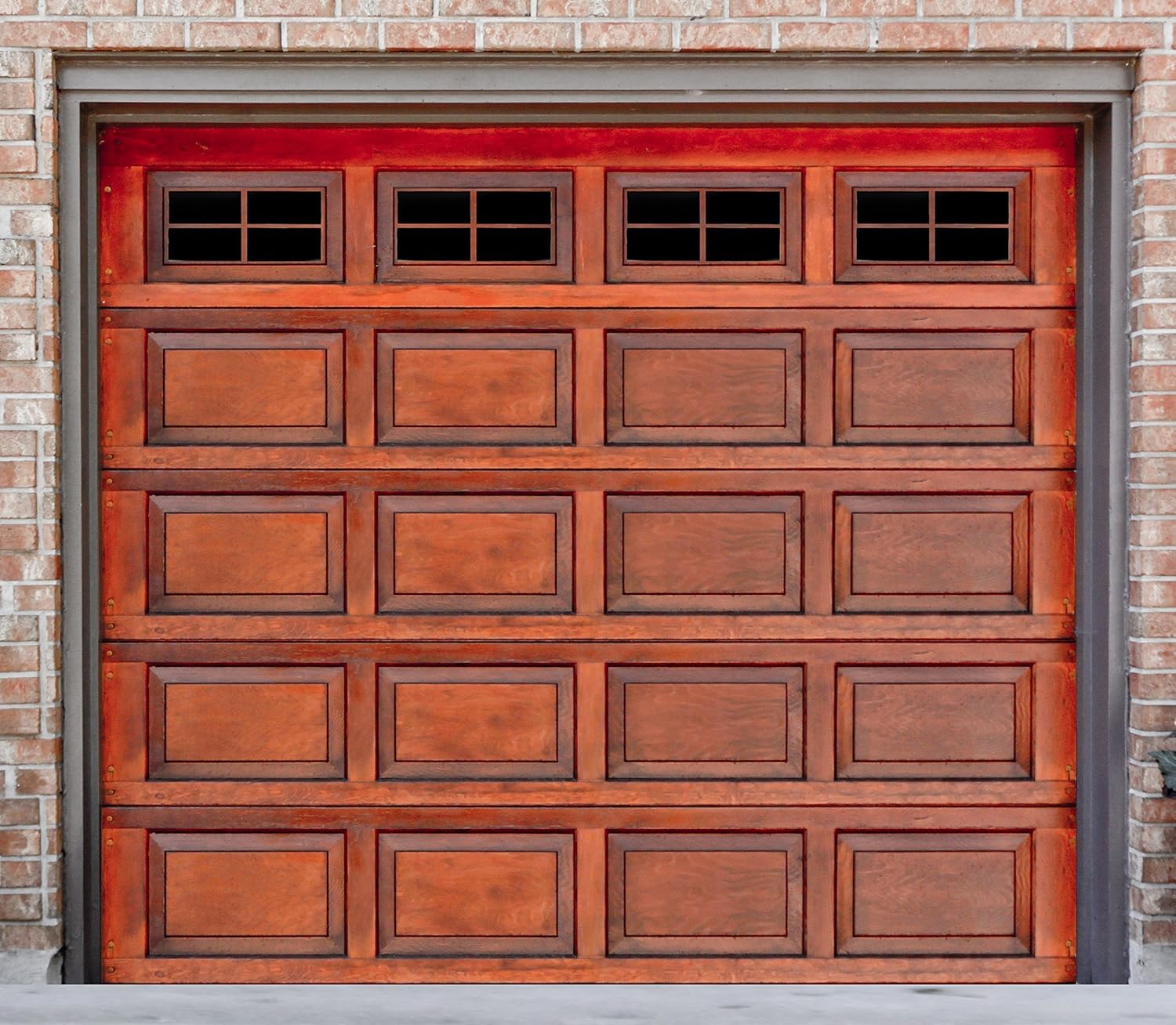 Amazon.com: Decorative Faux Vinyl Garage Door Windows (1 Car Garage ...
