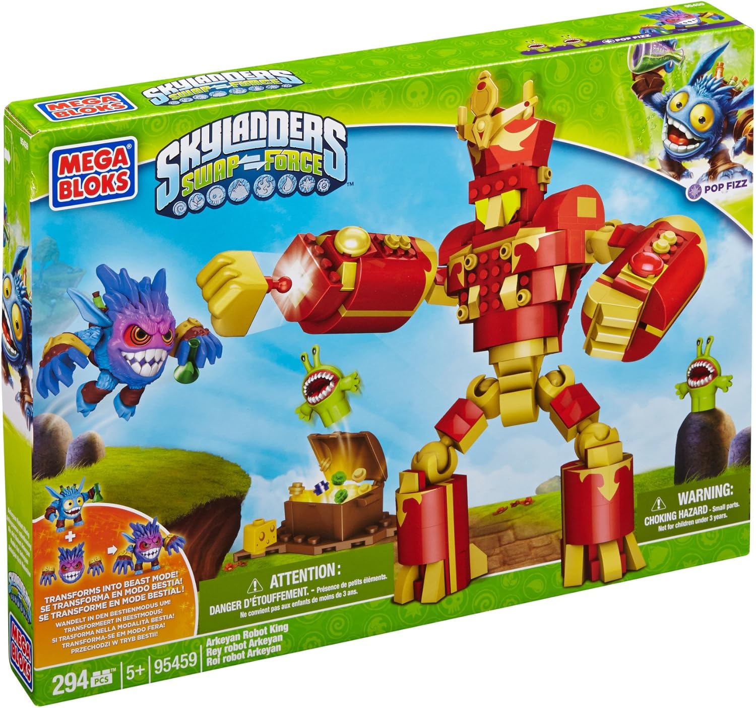 Mega Bloks Skylanders Arkeyan Robot King: Amazon.co.uk: Toys & Games