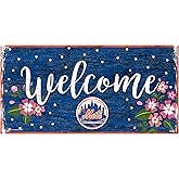 Amazon.com : MLB New York Mets Unisex New York Mets Fans Welcome Sign ...
