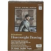 Amazon.com: Strathmore 400 Series Heavyweight Drawing Pad, Medium ...