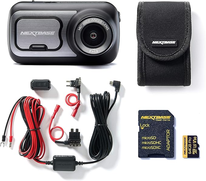 Nextbase 422GW Full 1080p HD In Car Dash Cam Camera: Amazon.co.uk ...