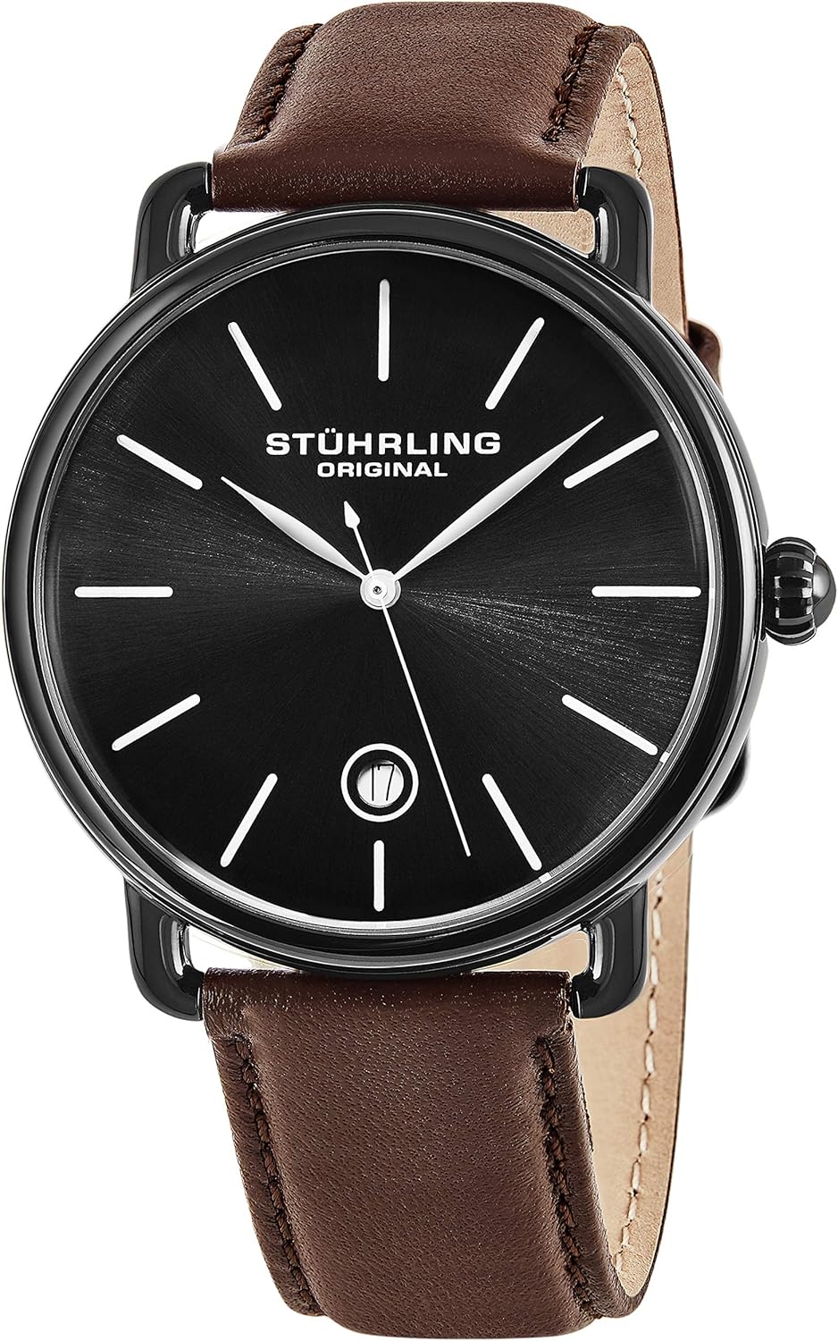 Stuhrling Original Symphony Ascot Agent Men's Quartz Watch with Black ...