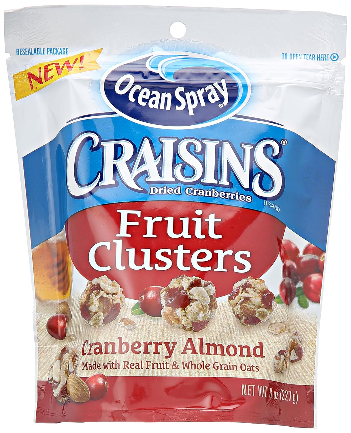 Amazon.com: Craisins Fruit Clusters Cranberry Almond, 8 Ounce (Pack of 12)