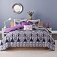 Amazon.com: Intelligent Design Cozy Comforter Casual Damask Design ...