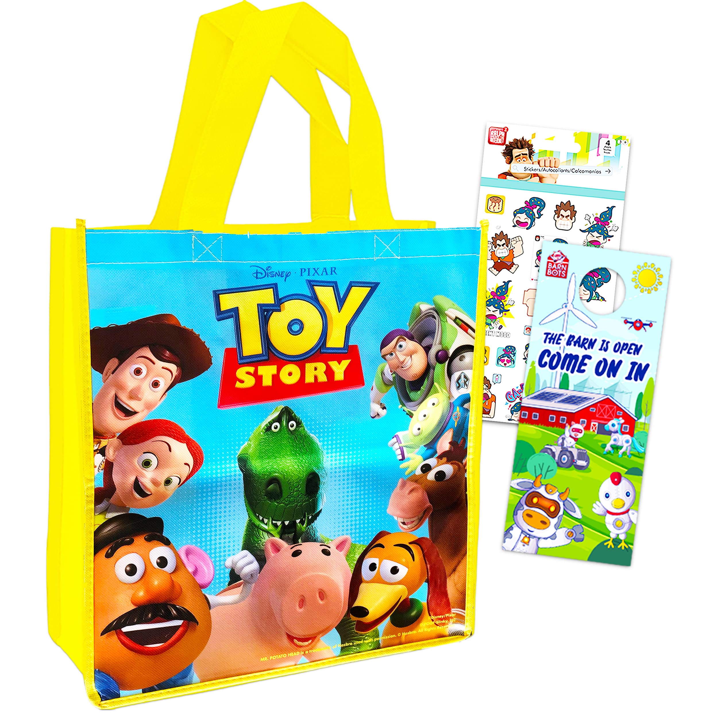 Mua Toy Story Tote Bag with Stickers - Deluxe Reusable Toy Story Tote ...