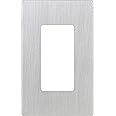 Amazon.com: Lutron Claro Light Switch Cover Plate, 1 Gang Wallplate ...