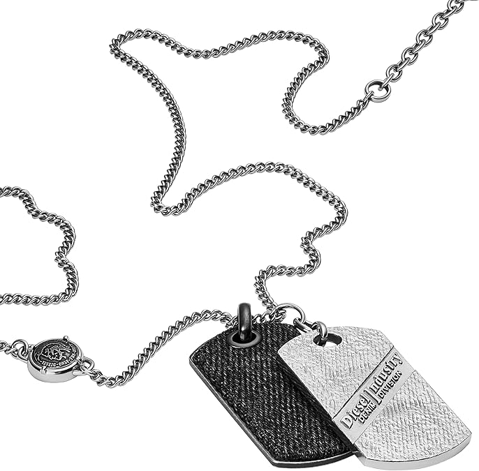 Diesel Men's Necklace DX0935001: Amazon.co.uk: Jewellery