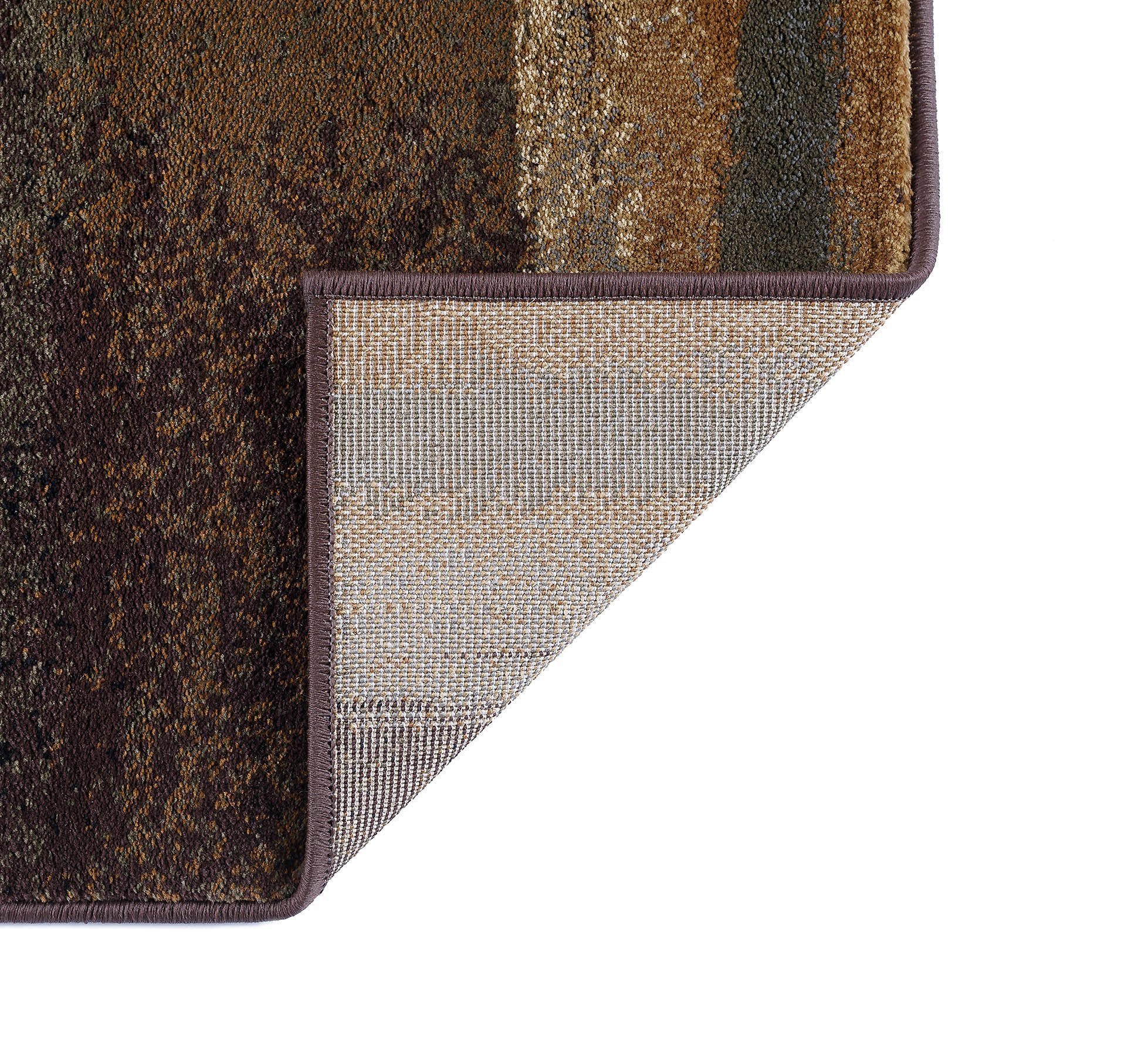 Dakota Contemporary Abstract Multi-Color Rectangle Area Rug, 5' x 7'