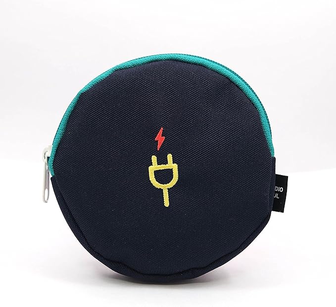 Amazon.com: Handy Size Travel Charger Bag / 2NUL Charger Pouch (Navy ...