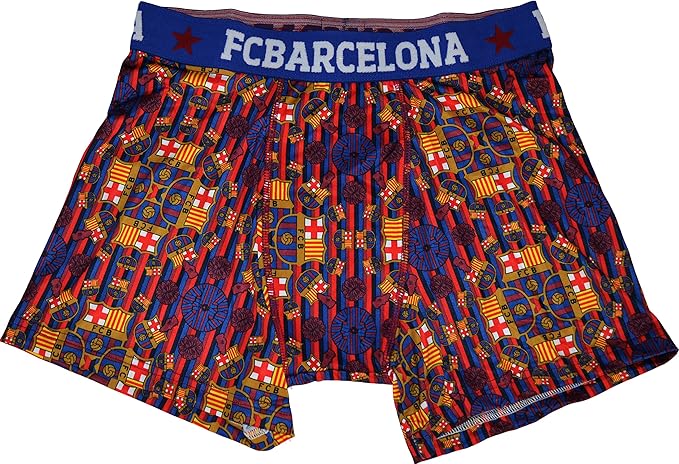 Fc Barcelone Barca Official Collection Men's Boxer Shorts: Amazon.co.uk ...