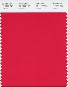 PANTONE Smart 18-1660X Color Swatch Card, Tomato - House Paint - Amazon.com