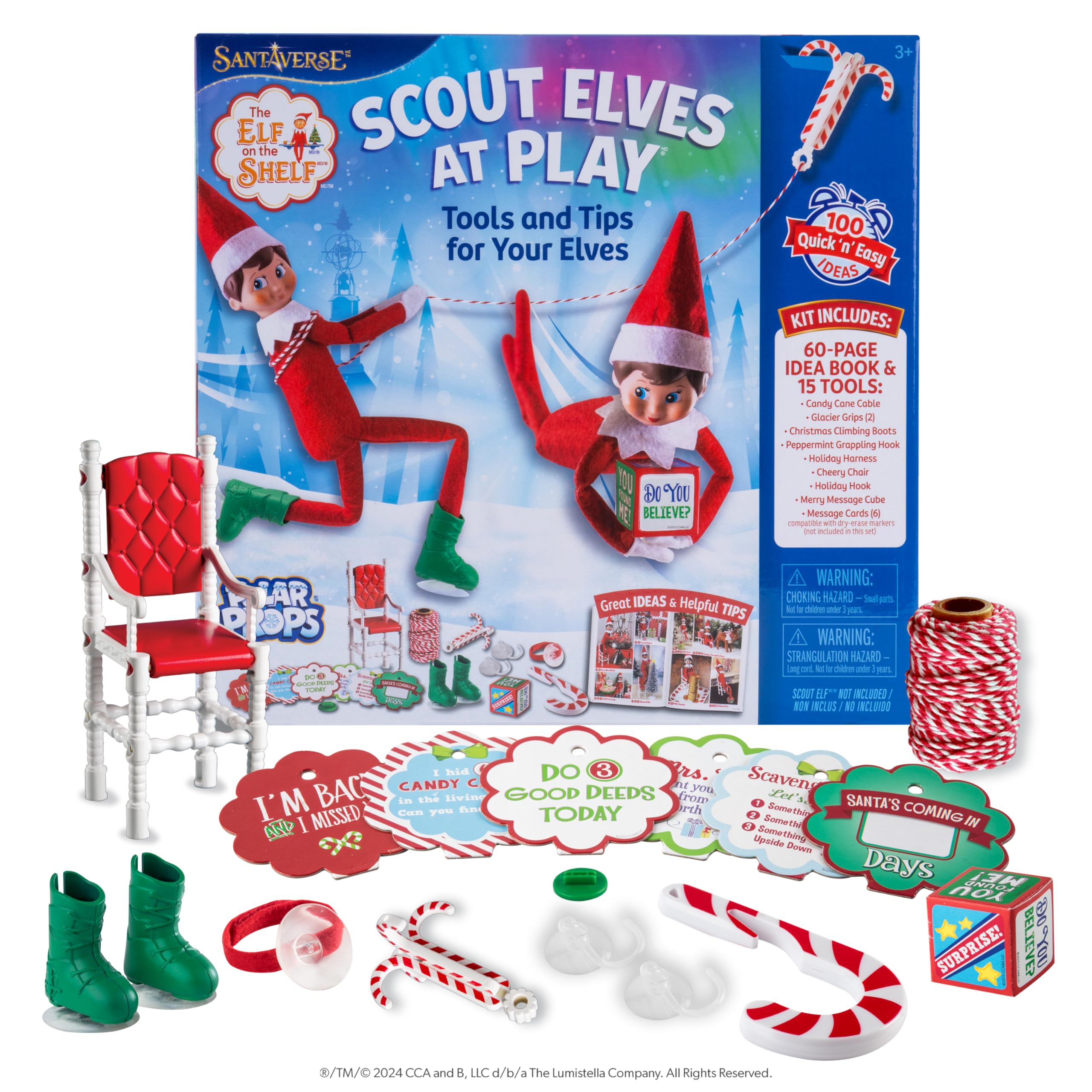 The Elf on the Shelf Elves at Play Tools and Tips for Your Scout Elf - 60-Page Guide Book with ...