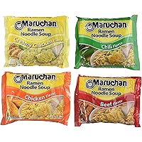 Amazon.com : Maruchan Ramen Variety 4 Flavors, Pack of 24 : Grocery ...