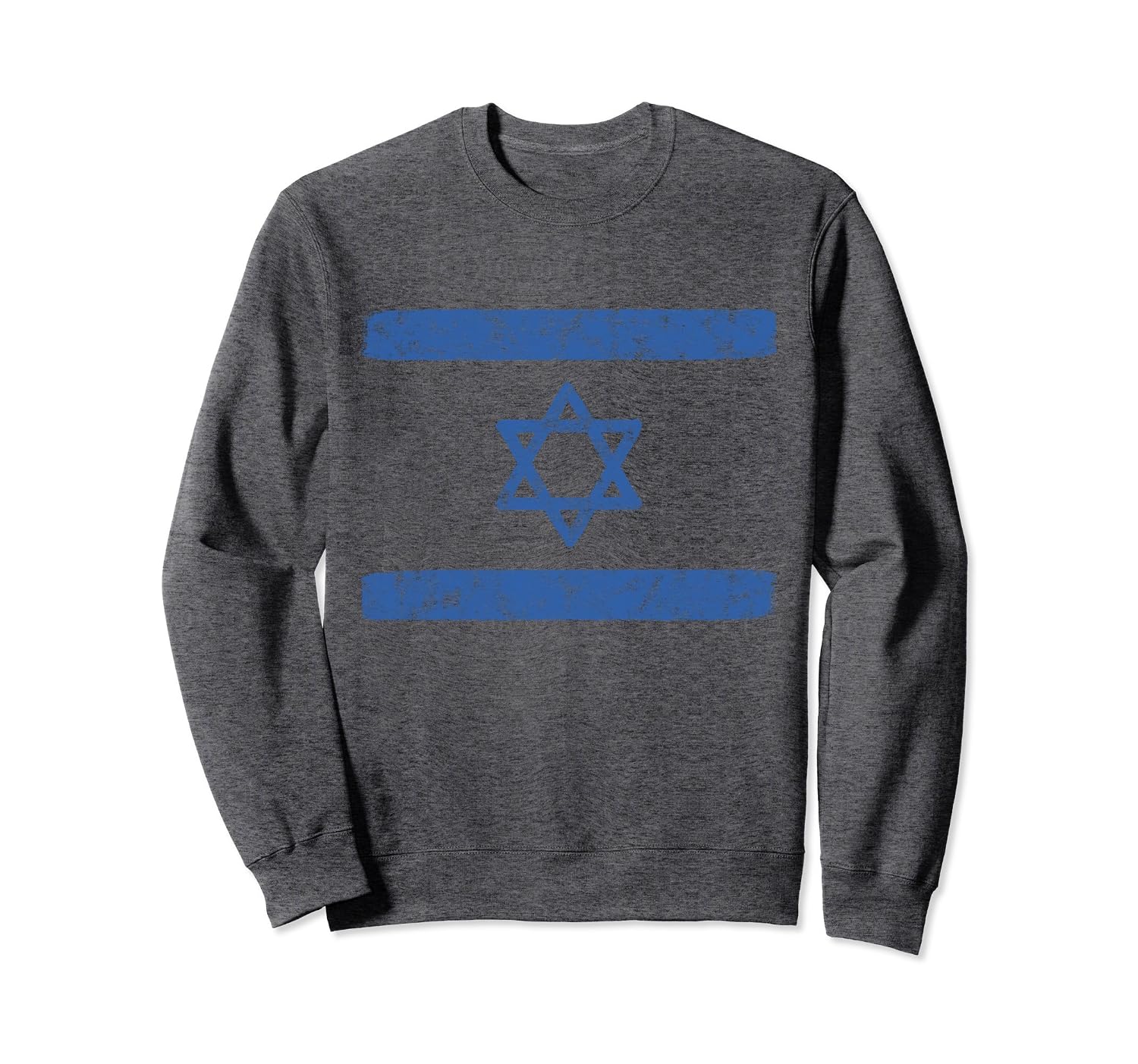 Israel Flag Sweatshirt (Distressed)-4LVS – 4loveshirt