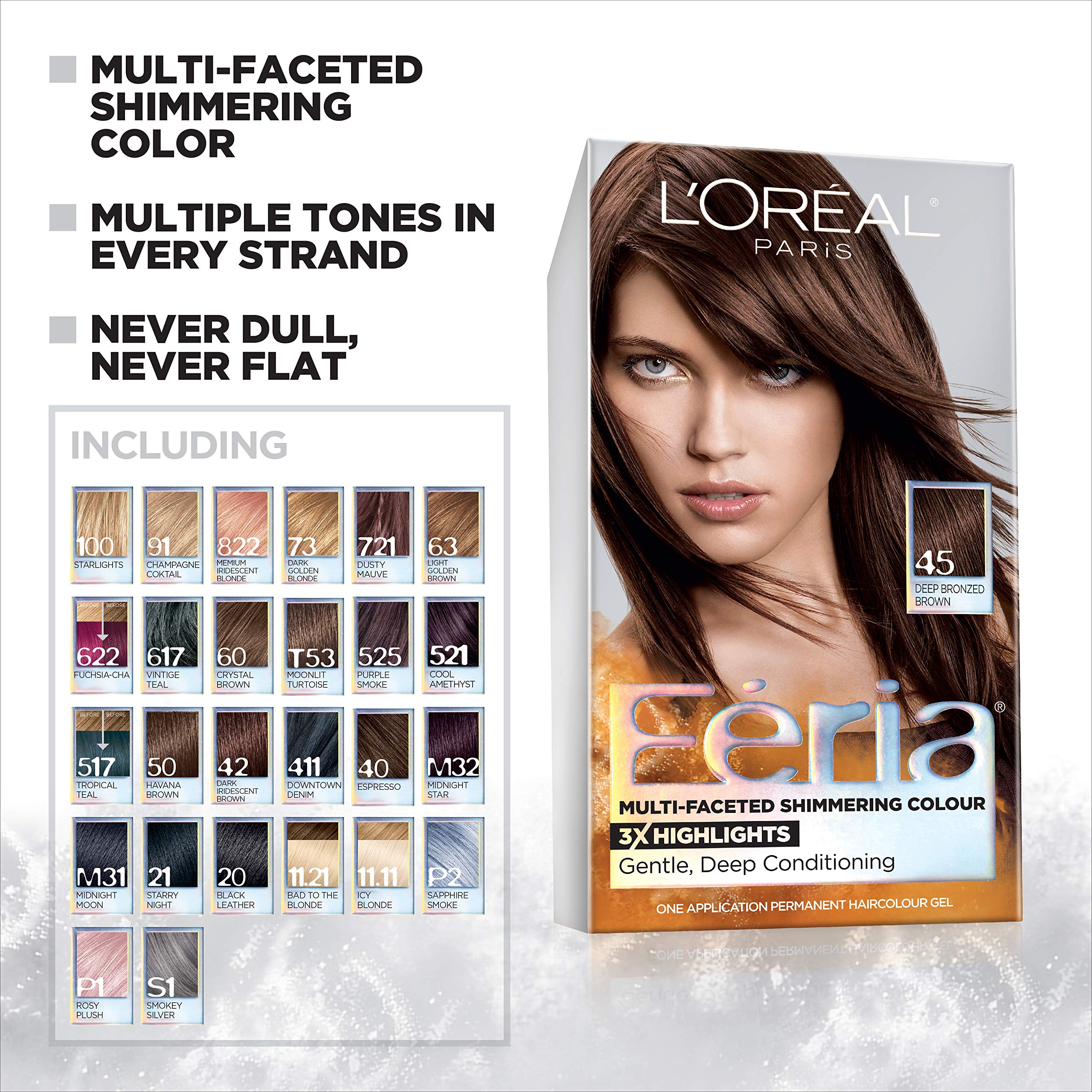Mua L'Oreal Paris Feria Multi-Faceted Shimmering Permanent Hair Color ...