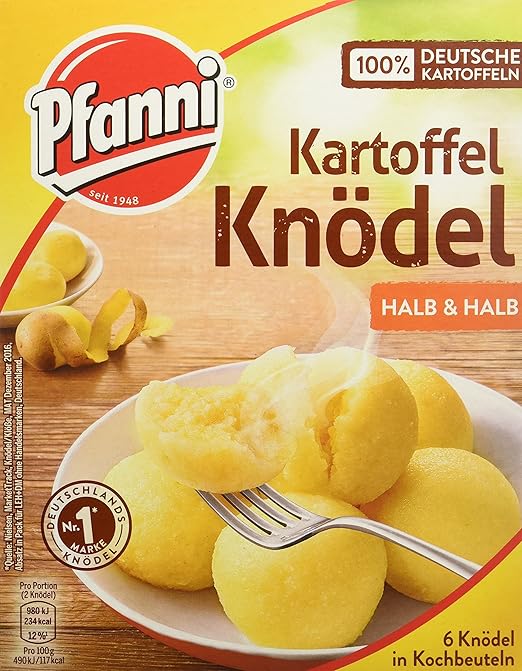 Pfanni Kartoffelknödel der Klassiker "Halb & Halb" 6 Stück: Amazon.de ...