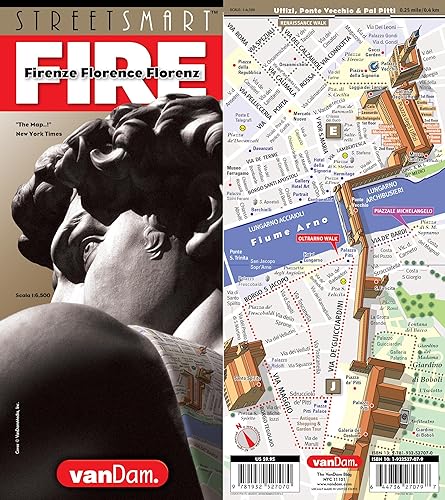 StreetSmart® Florence Map by VanDam ― Laminated pocket size Center City ...