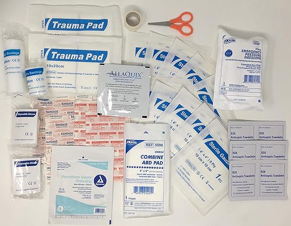 Amazon.com: Major Wound Care Kit - First Aid Triage Pack - Medical ...