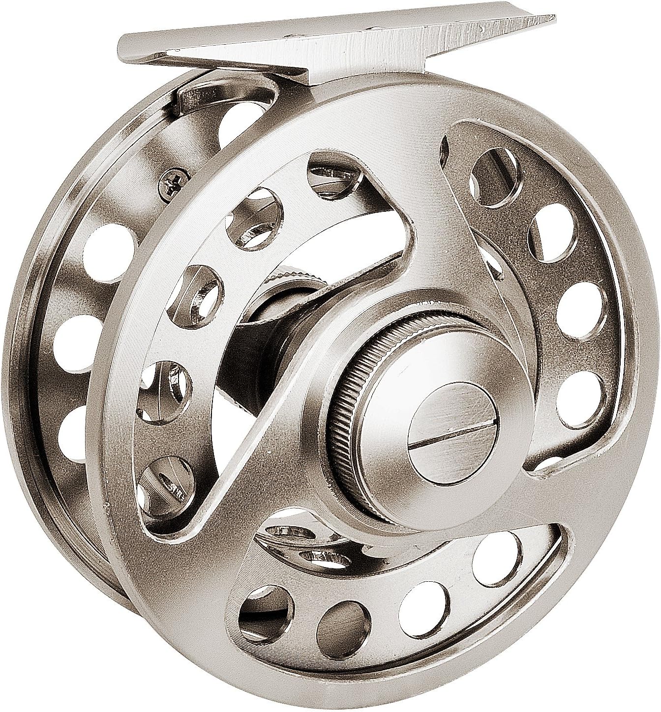FLADEN Fishing - Maxximus S Wide Aluminium Silver Marine Fly Reel ...