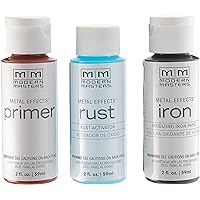 Modern Masters 306293 Rust Finish 2 oz. Acrylic Metal Effects Kit, 2 Fl ...