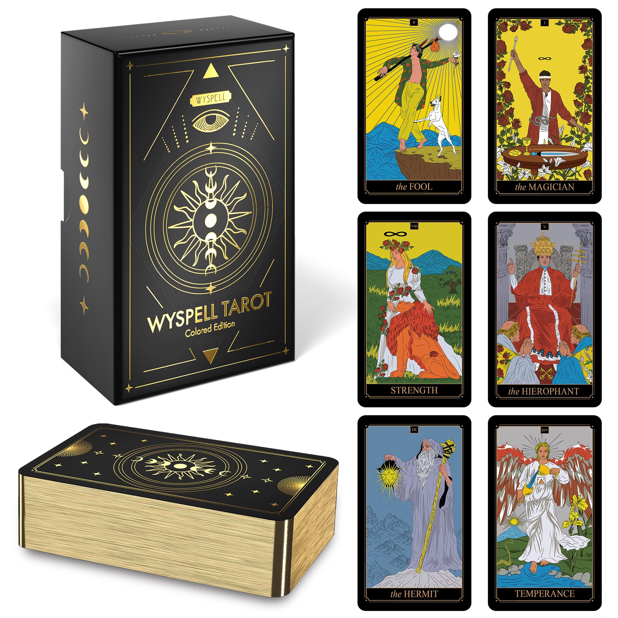 Mua Wyspell Modern Tarot - Unique Tarot Cards with Guide Book for ...