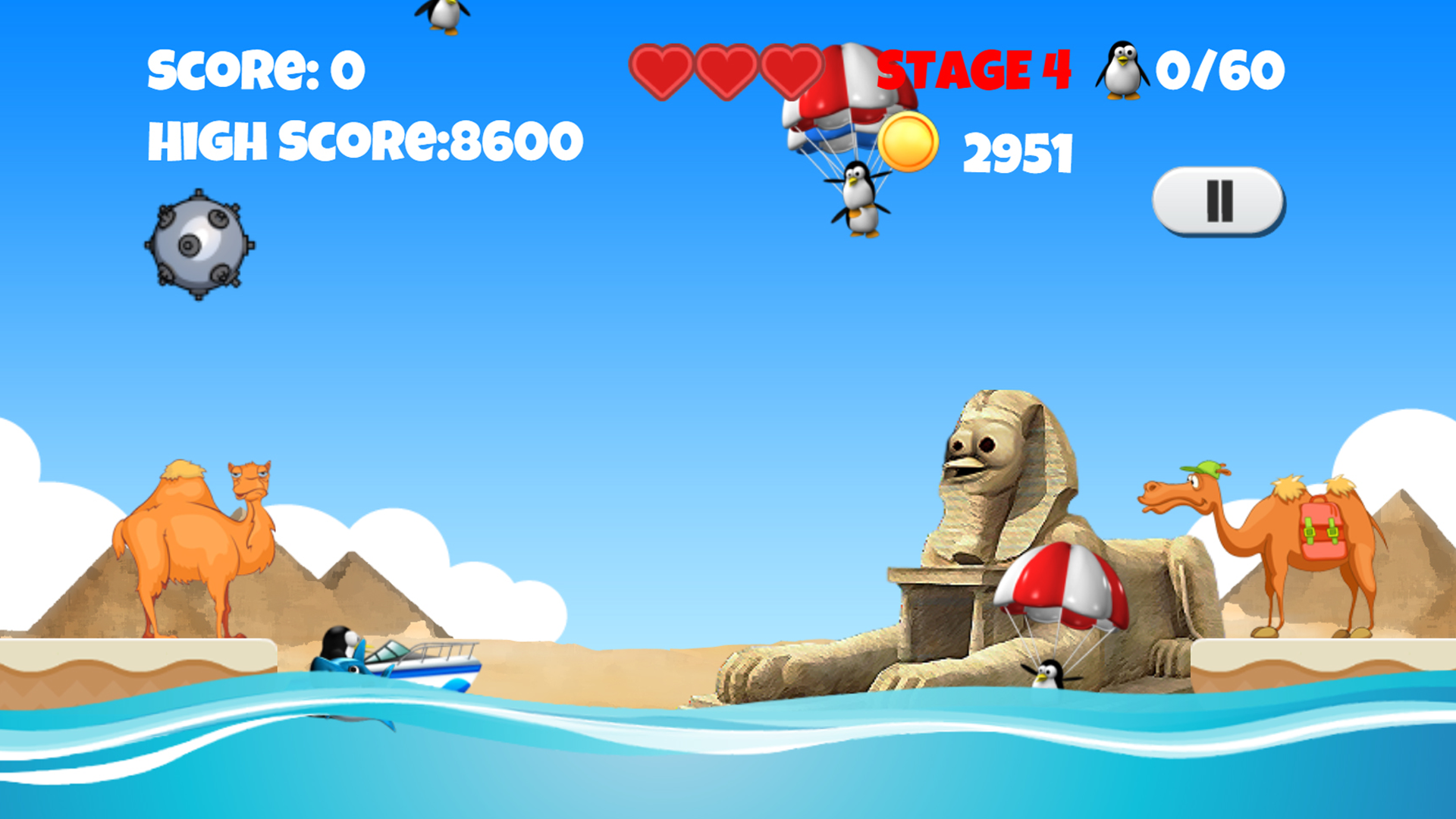 Super Penguin Rescue World Parachute Panic Tour:Amazon.co.uk:Appstore ...