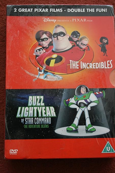 The Incredibles and Buzz Lightyear of Star Command - DVD Box Set ...