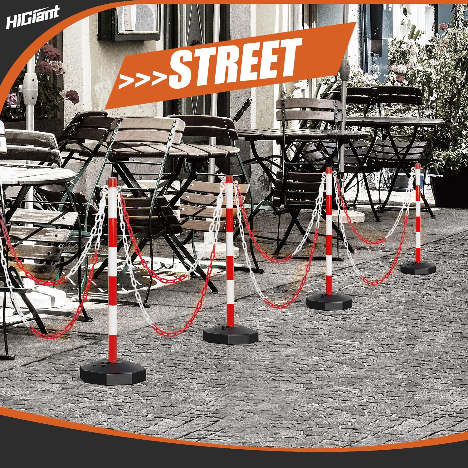 Mua 2 Pack Expandable Delineator Post Cones with Fillable Base ...