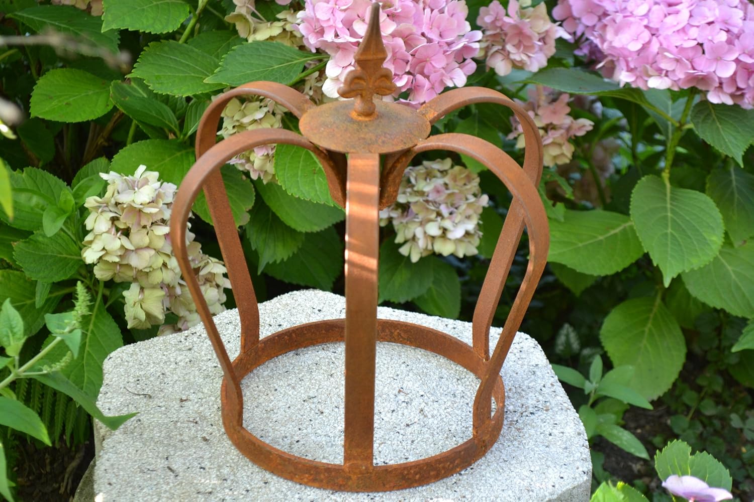 Krone - edle dekorative Gartenkrone - sehr stabile schwere Ausführung ...